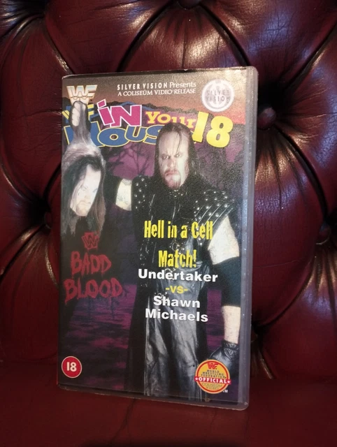 WWF IN YOUR House 18 Shawn Michaels The Undertaker Retro Wrestling Uk ...