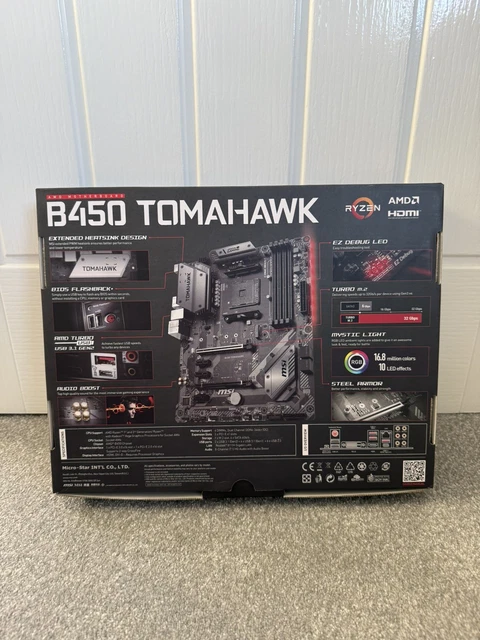 MSI B450 TOMAHAWK Am4 Motherboard £50.00 - PicClick UK