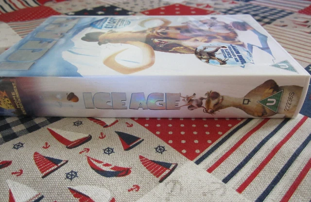 ICE AGE 2002 Animated Film Vhs Video Tape Uk Pal Format Only Ok £5.00 ...