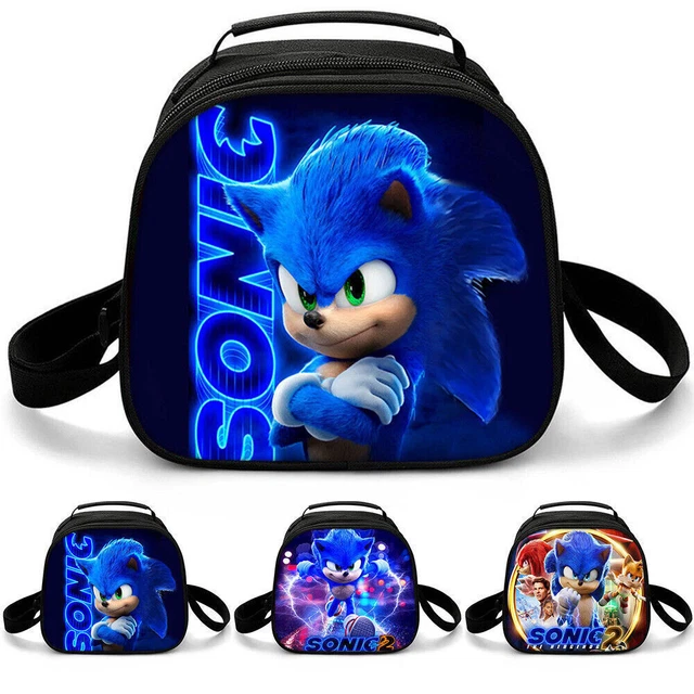 SONIC THE HEDGEHOG Lunch Box Kids Thermal Insulated Shoulder Strap ...