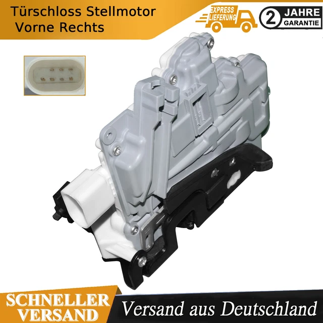 TÜRSCHLOSS STELLMOTOR VORNE Rechts für Audi A4 8K B8 A5 8T Q3 Q5 ...