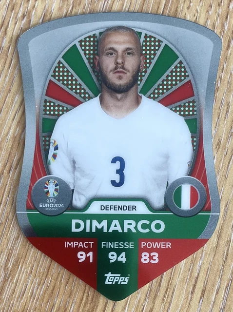 TOPPS MATCH ATTAX UEFA Euro 2024 Federico Dimarco Italie Chrome Shield #SC4 EUR 4,68 - PicClick FR
