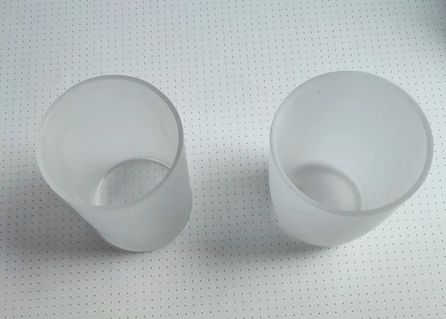 TEELICHTHALTER WINDLICHT TEELICHTGLÄSER für Teelicht oder Kerze 2 Stück ...