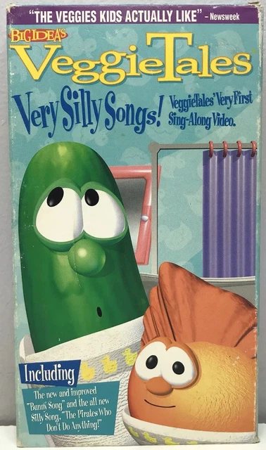 VEGGIETALES A VERY Silly Sing-Along VHS Video Tape VCR Christian Songs ...