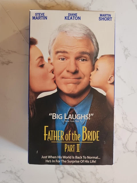 FATHER OF THE BRIDE PART II VHS Tape, COMPLETE/TESTED SEE PHOTOS (VHS60 ...