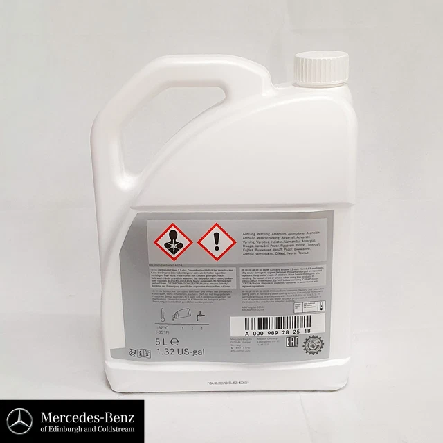 GENUINE MERCEDES-BENZ ANTIFREEZE Coolant MB325.6 - RED - 5 Litre £45.99 ...