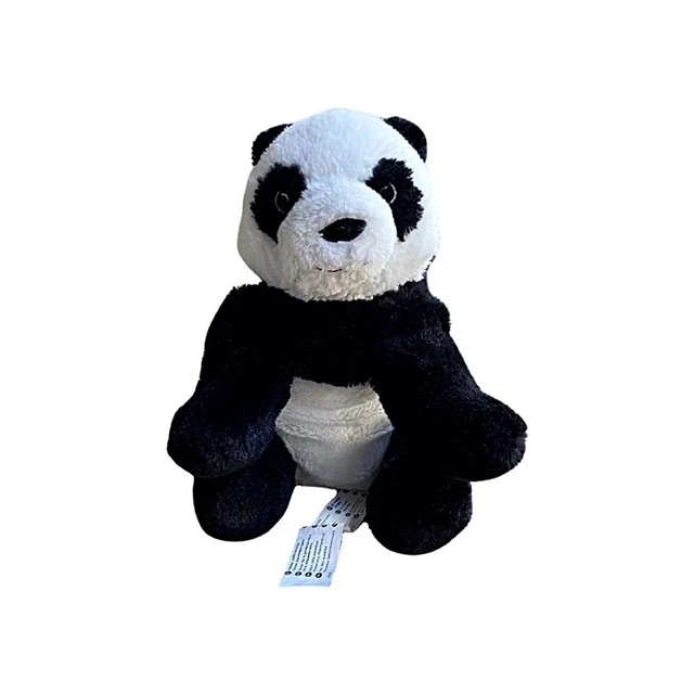 IKEA KRAMIG 12” Panda Plush Stuffed Animal Black And White Wildlife ...