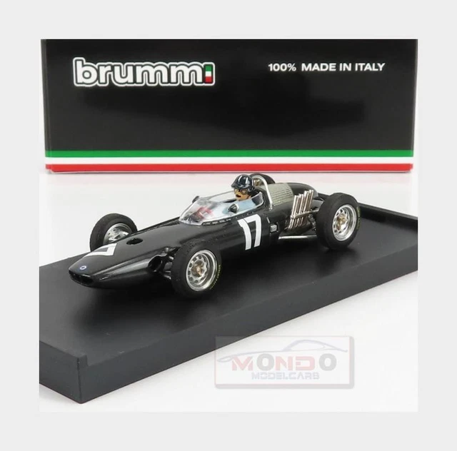 1:43 BRUMM BRM F1 P57 #17 Winner Holland Gp Hill 1962 WC +Driver R322 ...