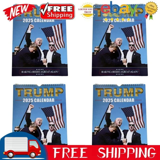 DONALD TRUMP 2025 Desk Calendar Trump 2025 Calendar Trump Shot Planning ...