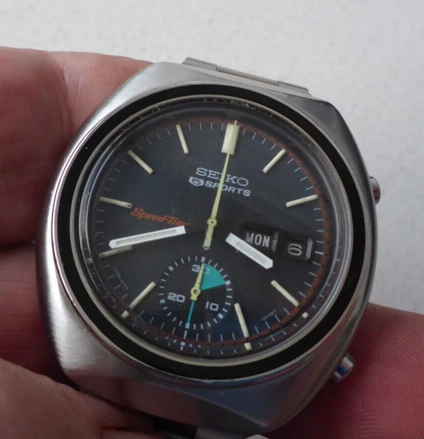 SEIKO 5 SPORTS Speed-Timer, Chrono, 1971 Vintage Man's, 6139-7020, O/h ...