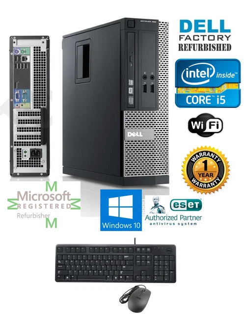 FAST DELL OPTIPLEX SFF PC DESKTOP i5 2400 Quad 16GB 1TB Windows 10 Pro ...