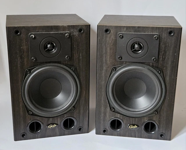 GALE GOLD MONITOR Mk2 Bookshelf Speakers : Tested Working : Great Sound ...