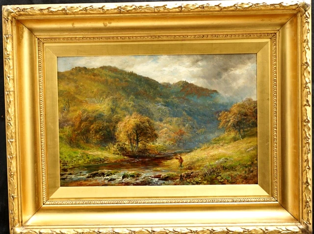 GEORGE TURNER 1843-1910 DOVEDALE DERBY PEAK DISTRICT SIGNÉ ANTIQUE ...