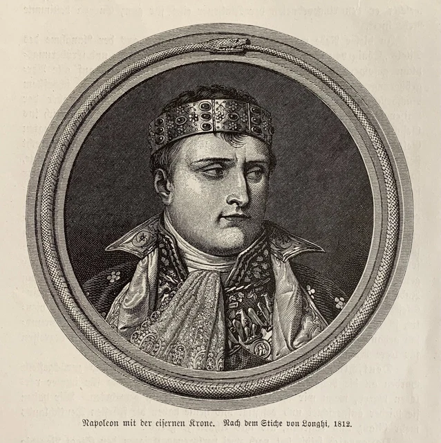 NAPOLÉON BONAPARTE - Napoléon Bonaparte - Napoléon Ier - Couronne de ...