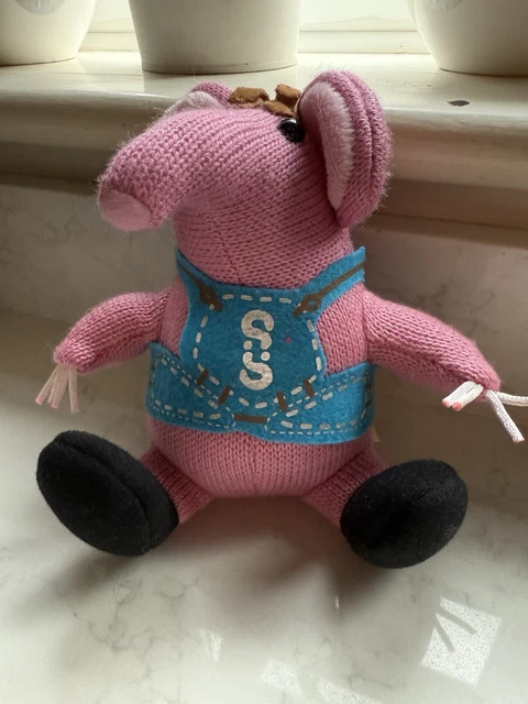 CBEEBIES 2015 THE Clangers Small Clanger Blue Top Coolabi Talking Plush ...