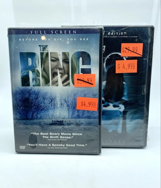 THE RING 1 & 2 Horror Movie DVD Brand New Sealed Unrated Full Screen ...