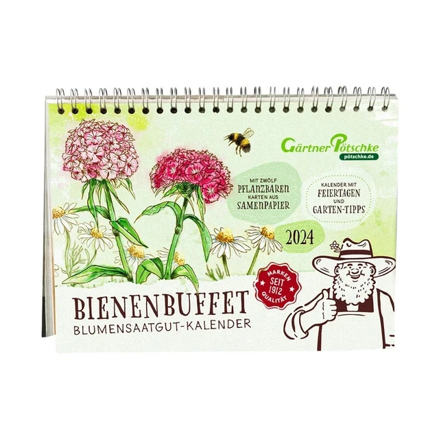 Einpflanzbarer Kalender 2024