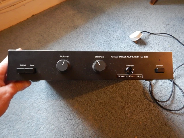QUANTUM ELECTRONICS INTEGRATED Amplifier IA 100 ~ 1980s ~ Rare Hi-Fi ...