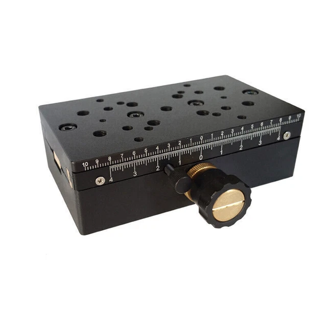 X-AXIS MANUAL DISPLACEMENT Station Optical Sliding Table Linear Stage ...