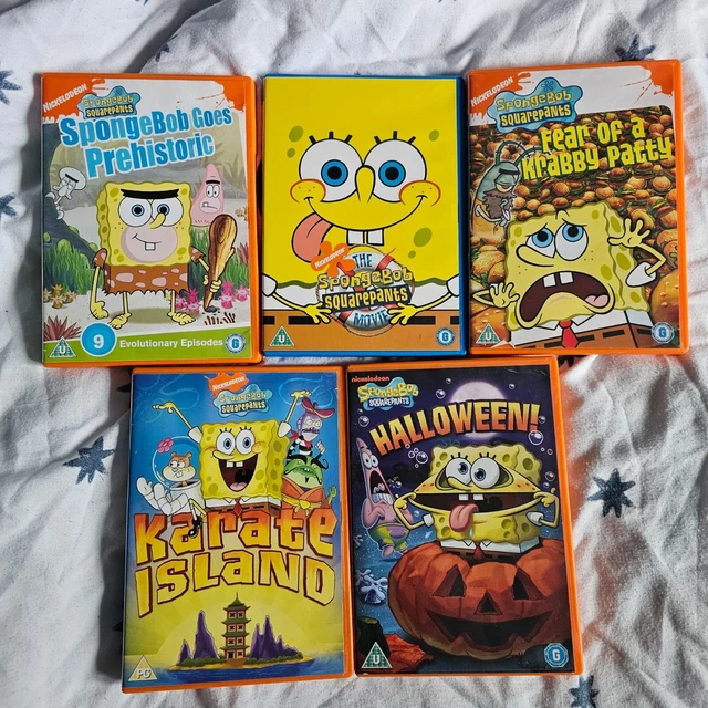 SPONGEBOB SQUAREPANTS TV Show & Movie DVD Bundle x 5 Free Postage £10. ...