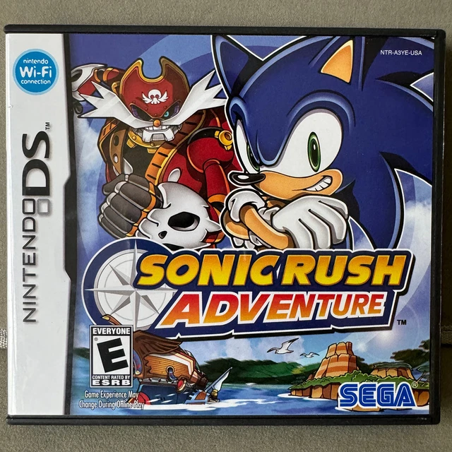 NINTENDO DS SONIC RUSH ADVENTURE NTSC 2007 Sega Dimps Sonic Team ...