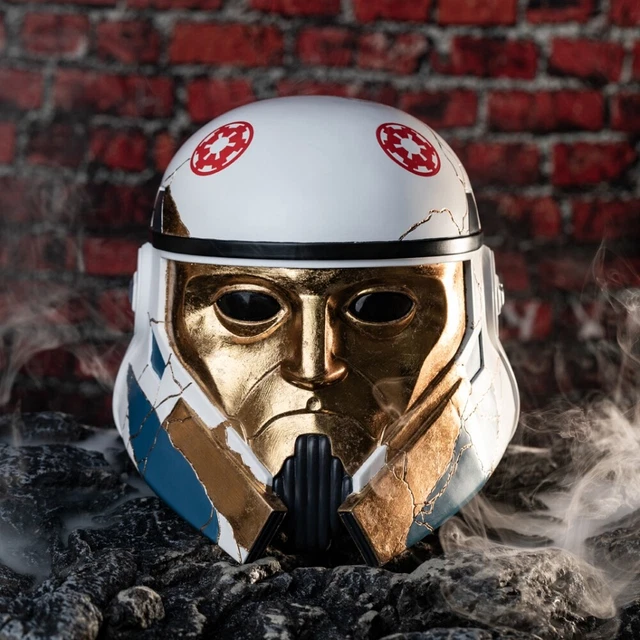 XCOSER STAR WARS Ahsoka Captain Enoch Helmet Cosplay Props Resin Replicas Adult £151.19 ...