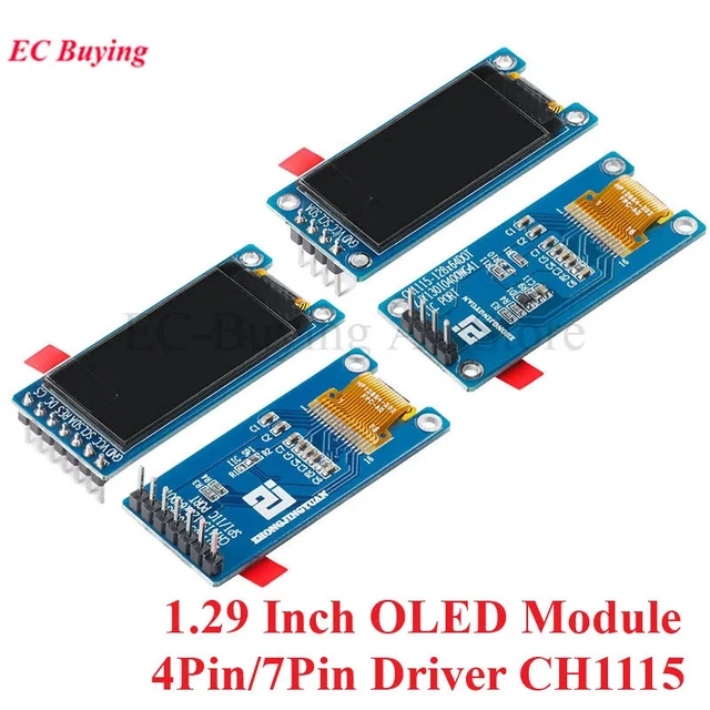 1.29& OLED DISPLAY Module 128x64 IIC SPI CH1115 for Arduino $6.00 ...
