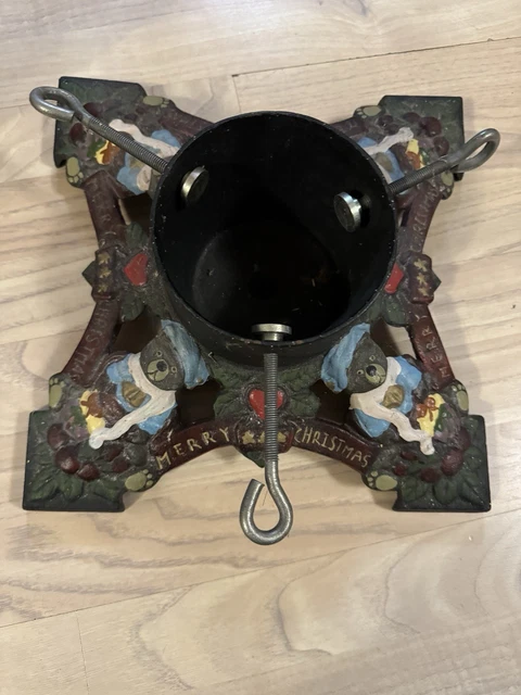 ANTIQUE ART DECO Cast Iron Christmas Tree Stand Christmas Tree Stand £ ...