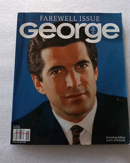 GEORGE MAGAZINE MAY 2001 FAREWELL ISSUE JFK Jr John Kennedy £31.34 ...