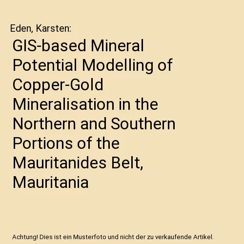 GIS-BASED MINERAL POTENTIAL Modelling of Copper-Gold Mineralisation in ...