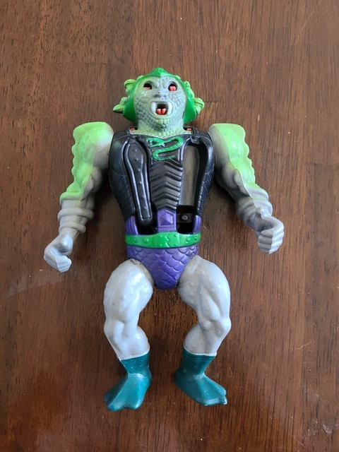 1986 HE-MAN MASTERS Of The Universe Snake Face Action Figure missing ...