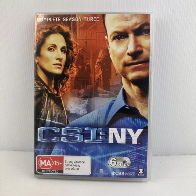 CSI NY COMPLETE Season 3 (DVD 2006) Mystery TV Series Crime Drama New ...