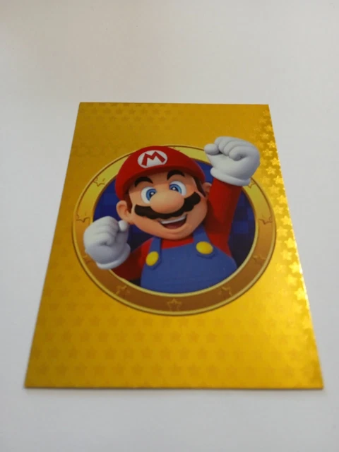 SUPER MARIO TRADING CARD COLLECTION PANINI 2022 GOLDEN CARD MARIO n 145 ...
