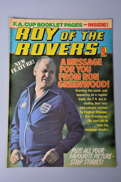 R&L VINTAGE MAGAZINE Comic: Roy of the Rovers 5th May 1979 EUR 5,27 ...