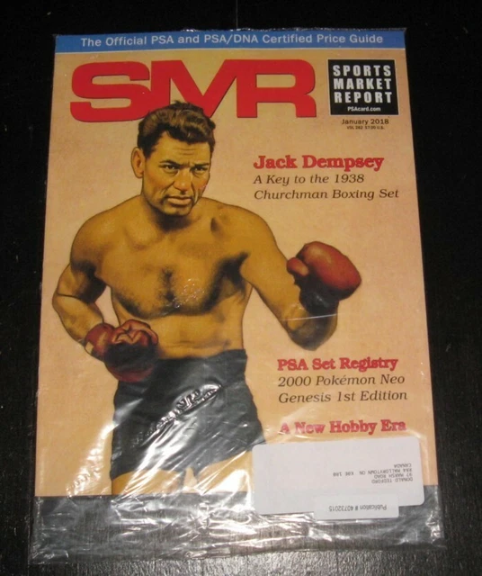 SMR SPORTS MARKET Report magazine Jack Dempsey COVER illustration ...