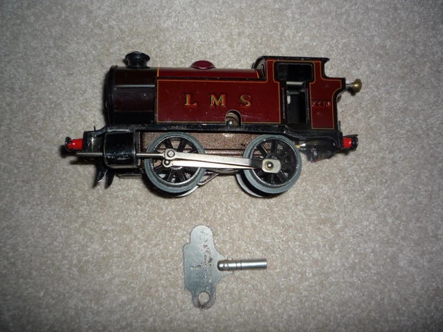 VINTAGE HORNBY O Gauge Type 101 LMS 2270 Clockwork Tank Locomotive with ...
