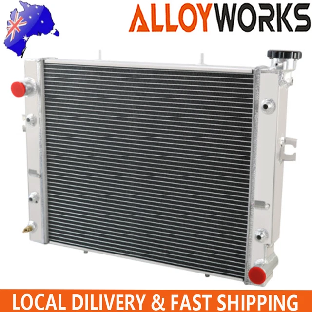 2 ROW RADIATOR For Toyota Forklift L6 4.3L 7FDAU50 7FDKU40 7FDU35 ...