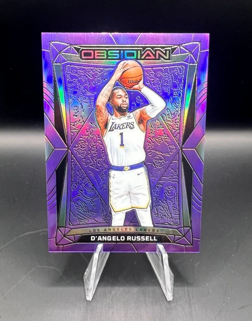 2022-23 PANINI OBSIDIAN D'Angelo Russell - Electric Etch Purple Flood ...
