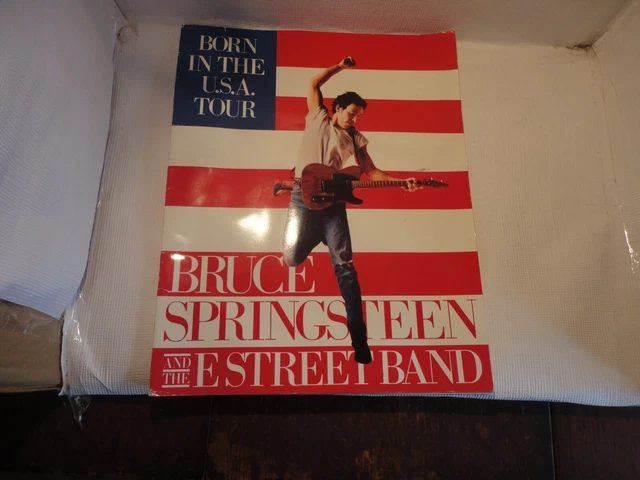 BRUCE SPRINGSTEEN ORIGINAL Concert Programme - Born In The Usa - 1984 £ ...