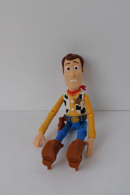 DISNEY PIXAR SHERIFF Woody 9” Doll Toy Story 4 Poseable Jointed Action ...