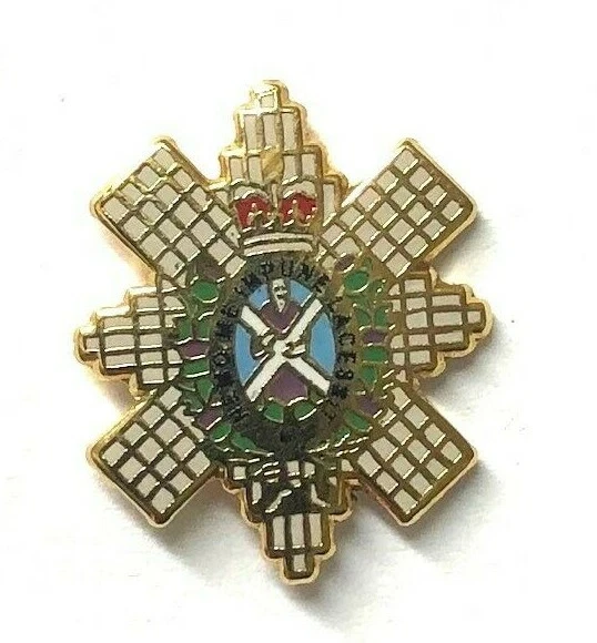 BRITISH ARMY ROYAL Highland Regiment The Black Watch Pin Badge - MOD ...