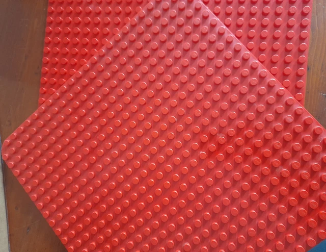 VINTAGE LEGO DUPLO BASE BUILDING BOARDS in Excellent Condition RED $9. ...