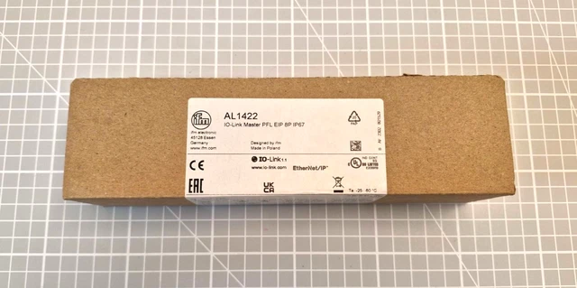 IFM IO-LINK MASTER AL1422, IO-Link Master PFL EIP 8P IP67 New ...