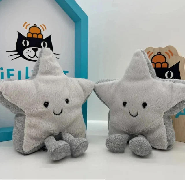 AUTHENTIC JELLYCAT SILVER Star 15CM - BNWT Perfect Valentine’s Gift For ...