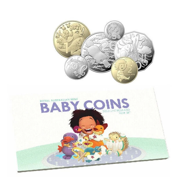 2023 BABY UNC Coin Set Royal Aust Mint - Full Unique BABY Coins NEW ...