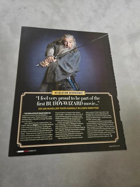 TPEEP368 MAGAZINE ARTICLE/PICTURE 11X8" Sir Ian Mckellen £8.99 ...