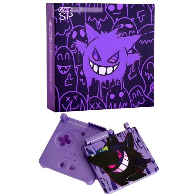 NINTENDO GENGAR POKEMON Complete Shell Kit Game Boy Advance Sp Housing ...