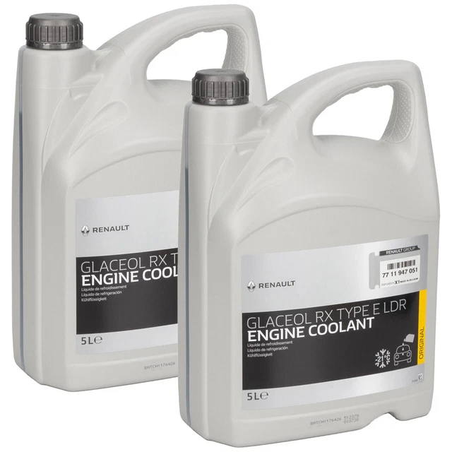 10L ORIGINAL RENAULT GLACEOL RX TYPE E LDR Kühlerfrostschutz BLAU ...