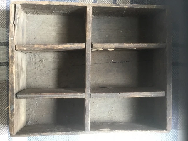 ANTIQUE CADBURY'S DAIRY Milk 1/2d bars chocolate wooden display box £15 ...