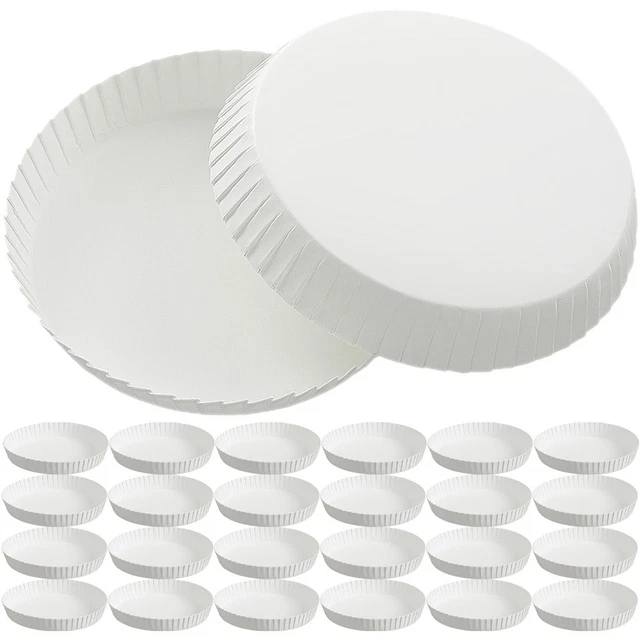 150 PCS PAPER Lids for Cup Covering Drinking Protectors Beverage Covers ...